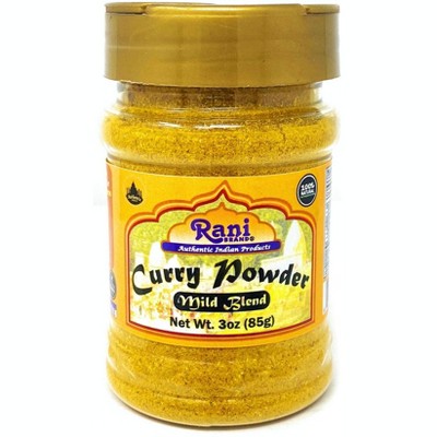 Curry Powder Mild, Indian 10-spice Blend - 80oz (2.27kg) - Rani Brand ...