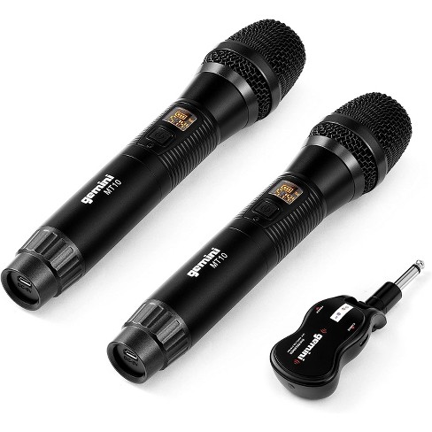 Gemini Uhf Dual Wireless Microphone System Set Of 2 : Target