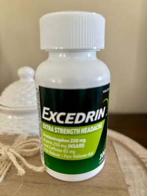 Excedrin Extra Strength Pain Reliever Caplets - Acetaminophen/aspirin ...