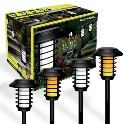 Bell + Howell Color Changing Led Solar Powered Disk Lights - 4 Pack ...