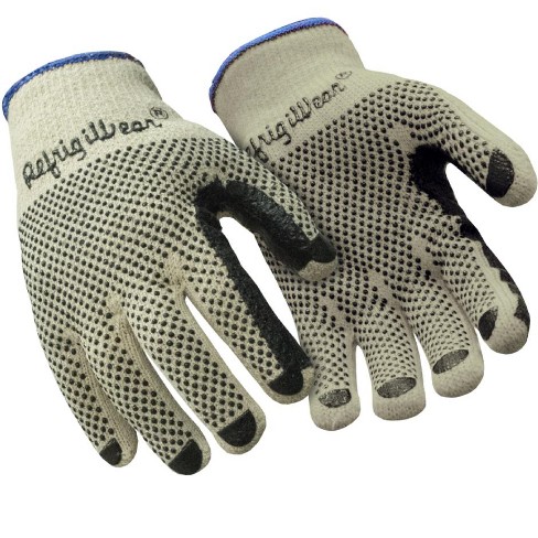 Refrigiwear Midweight Double Sided Pvc Dot Grip Knit Work Gloves (12 ...