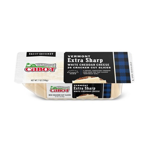 Cabot Creamery Extra Sharp Cheddar Cheese Cracker Cuts - 7oz : Target