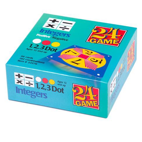24 Game Cards Integers, 96 Card Set : Target