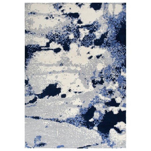 Whizmax Blue 9x12 Area Rugs For Living Room, Luxury Extra Large Area ...