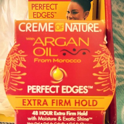 Creme Of Nature Argan Oil Perfect Edges Extra Hold - 2.25oz : Target
