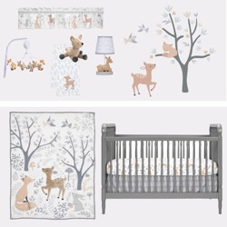 Bedtime Originals Animal Alphabet 3-piece Infant Nursery Baby Crib ...