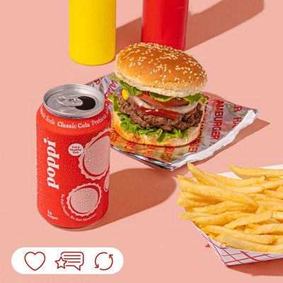 Buy Poppi Classic Cola Prebiotic Soda - 12 fl oz Can Online at Lowest ...