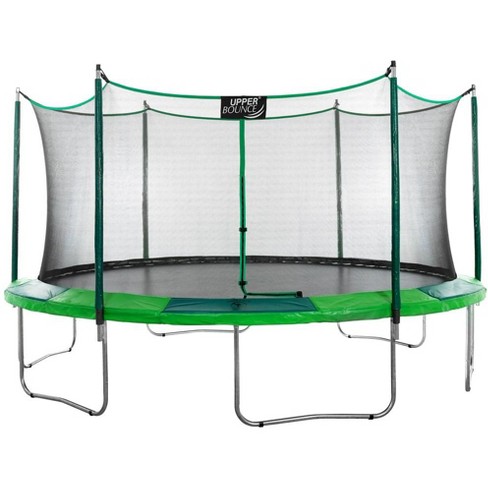 Machrus Upper Bounce 15 Ft Round Trampoline Set With Safety Enclosure ...