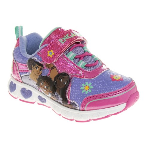 Disney Encanto Toddler Girls' Light Up Sneakers : Target