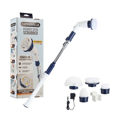 Link Extendable Cordless Power Ergonomic Scrubber For Bathrooms ...