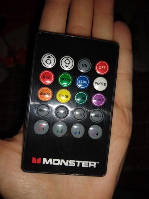 Monster 4pk Fiber Optic Led Light Strips For Car : Target