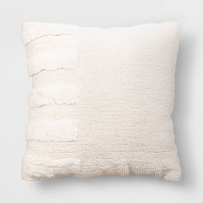 Woven Cotton Textured Square Throw Pillow - Threshold™ : Target