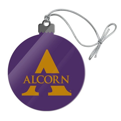 Alcorn Primary Logo Acrylic Christmas Tree Holiday Ornament : Target