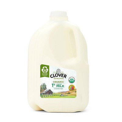 Clover Organic Farms 1% Milk - 1gal : Target
