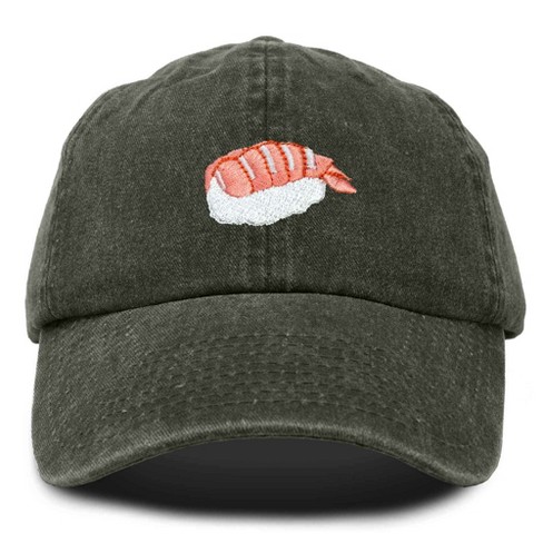 Dalix Shrimp Nigiri Embroidered Sushi Cotton Dad Hat Baseball Cap ...