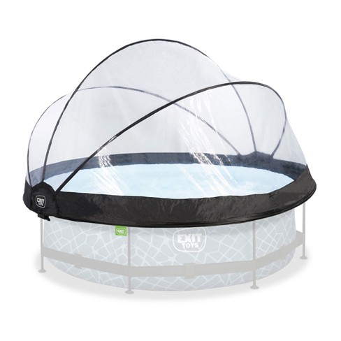 Exit Toys 10 Foot Round Multifunctional All Weather Cover Pool Dome ...