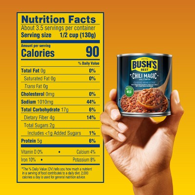 Bush's Chili Magic Classic Homestyle Chili Starter Mild – 15.5oz : Target