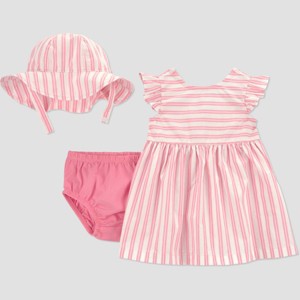 Carter's Just One You® Baby Girls' 2pc Dress and Hat Set : Target