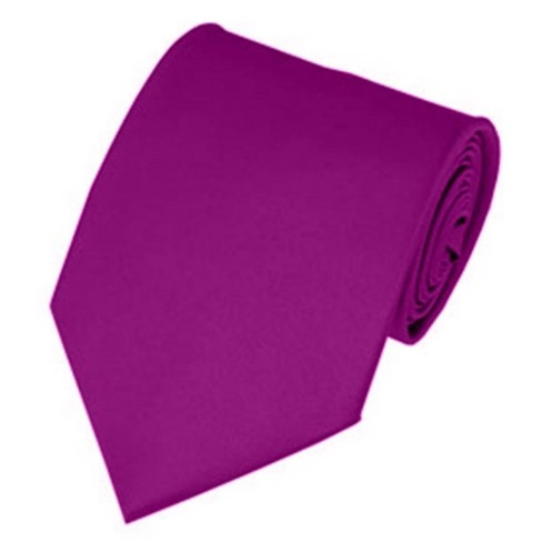 Thedappertie Men's Violet Color Traditional 3.35 Inch Wide And 58 Inch Long Necktie : Target