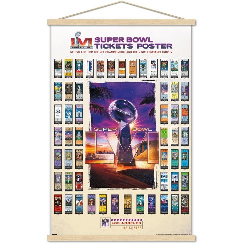 Trends International Nfl League - Super Bowl Lvi - Tickets Magnetic ...