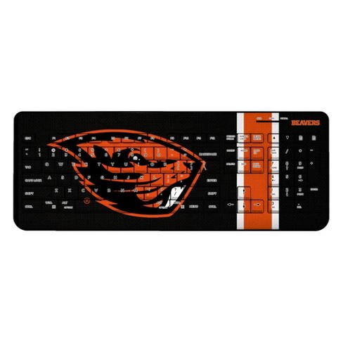 Keyscaper Oregon State Beavers Stripe Wireless Usb Keyboard : Target