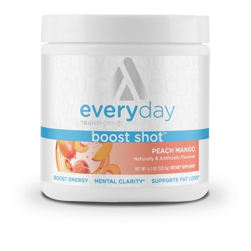 Transformhq Boost Shot Energy Drink Mix - Peach Mango, 28 Servings : Target