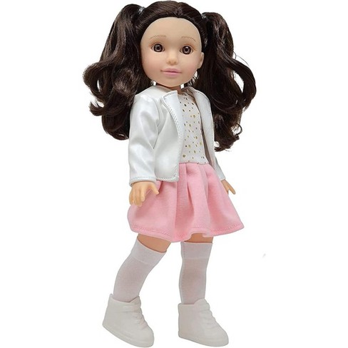 The New York Doll Collection 14 Inch Glamour Girlz Poseable Doll : Target