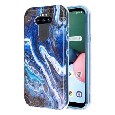 MyBat Frame Hybrid Case Compatible with LG Android Smartphone - Blue ...