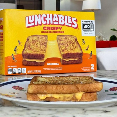 Lunchables Cheese Frozen Grilled Cheesies - 2ct/5.71oz : Target