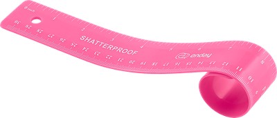 Enday 12" (30cm) Flexible Ruler, Pink : Target
