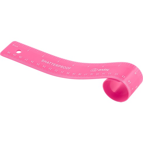 Enday 12" (30cm) Flexible Ruler, Pink : Target