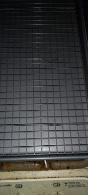 2pc Nonstick Baking Sheet And Cooling Rack Set Gold - Figmint™: Wire ...