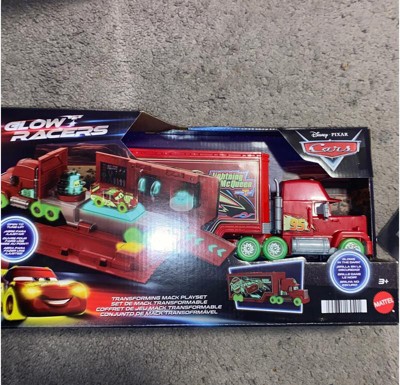 Disney And Pixar Cars Glow Racers Transforming Mack Playset : Target
