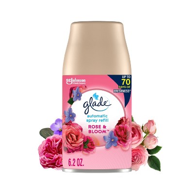 Glade Automatic Spray Air Freshener Refill - Rose & Bloom - 6.2oz : Target