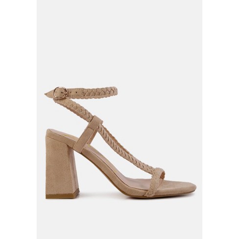 Smoosh Braided Block Heel Sandals : Target