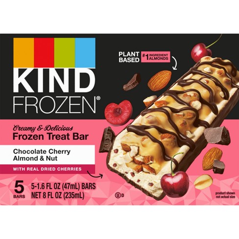Kind Frozen Dark Chocolate Cherry Bars - 8oz/5ct : Target