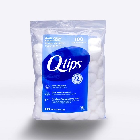 Q-tips Cotton Balls Super - Jumbo - 100ct : Target