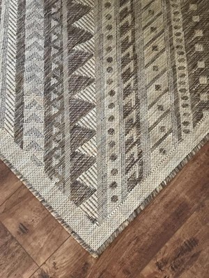 Nuloom Landry Aztec Indoor/outdoor Area Rug, 9' 6" X 12', Charcoal : Target