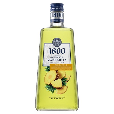 1800 Ultimate Pineapple Margarita Cocktail - 1.75l Bottle : Target
