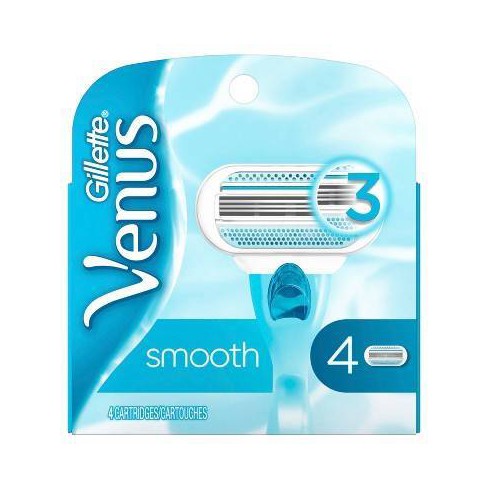 Venus Smooth Women's Razor Blade Refills - 4ct : Target