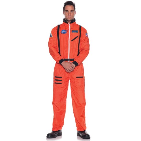 Underwraps Costumes Aerospace Astronaut Plus Size Men's Costume (orange ...