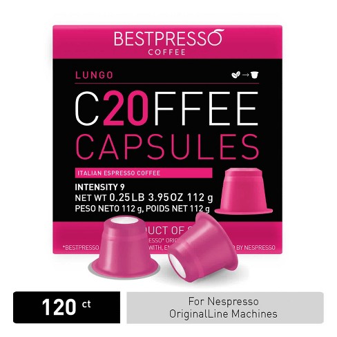 Bestpresso Lungo Blend (high Intensity) Espresso Pods For Nespresso ...