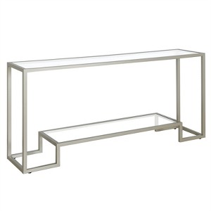 64 In. Satin Nickel Console Table - Henn&hart : Target