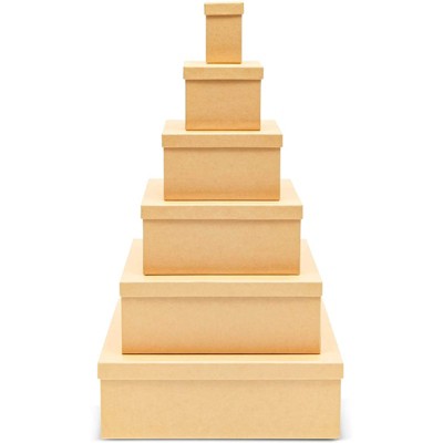 Bright Creations 6-pack Decorative Nested Boxes With Lids, Assorted ...