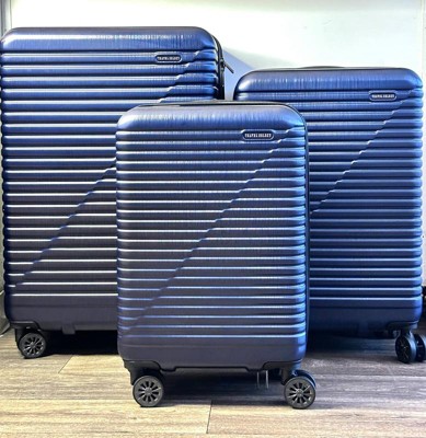 Travel Select Sunny Side 3pc Hardside Spinner Luggage Set With Usb Port ...