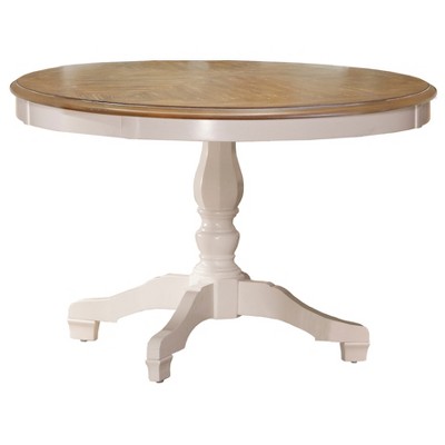 Hillsdale Furniture Bayberry Round Dining Table White: 44" Wood ...
