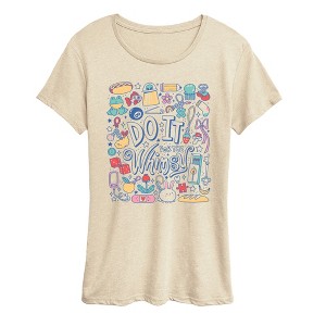 Women's - Instant Message - Do it for the Whimsy Short Sleeve Graphic T ...