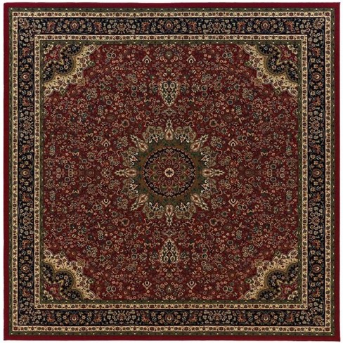 Oriental Weavers Ariana 8' Square Machine Woven Rug In Red : Target