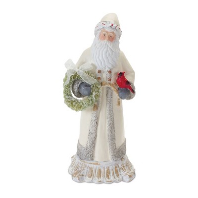 Northlight Led Lighted Ceramic Santa With Tree Christmas Figure - 19 ...