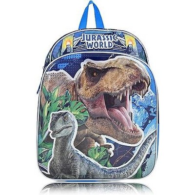 Jurassic World Boys Dinosaur And Raptor School Backpacks For Kids, 3d ...